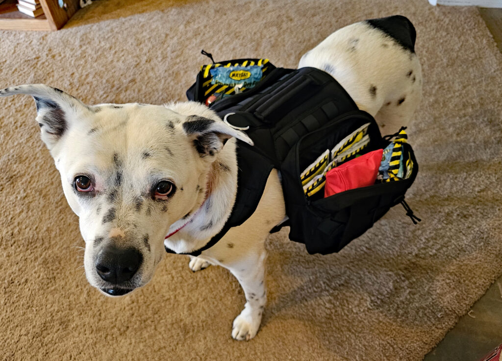 Dog Emergency Harness Backpack Large - Pet Evac Pak